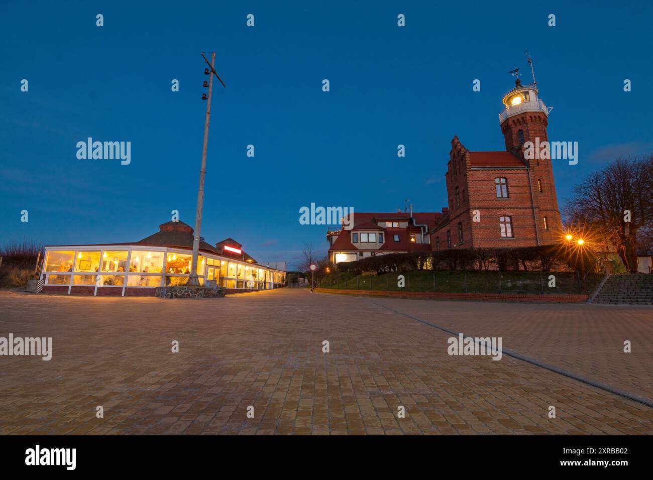 Lighthouse in ustka ustka hi-res stock photography and images - Alamy