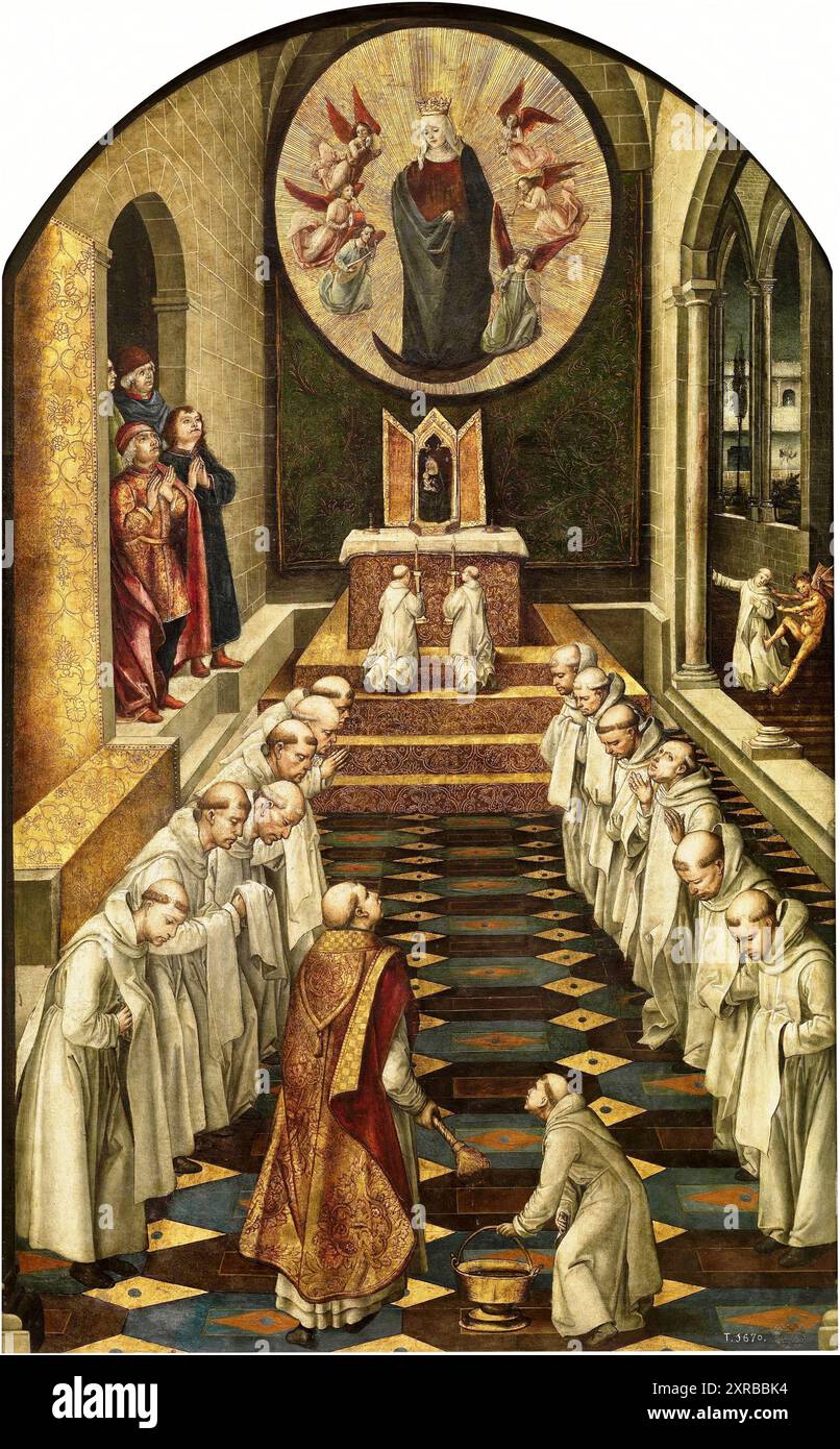Apparition of the Virgin to a Community of Dominicans painting by Pedro ...