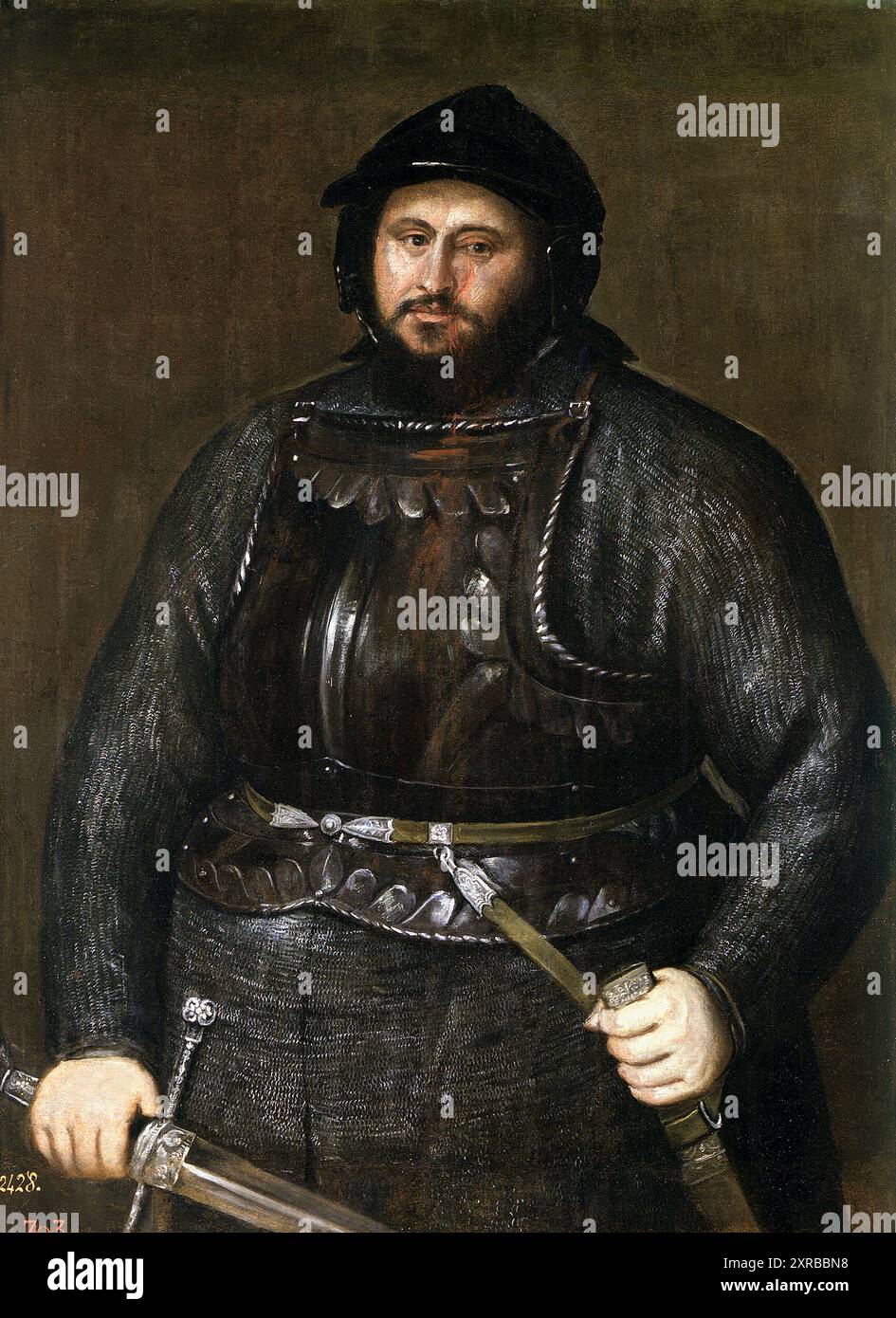 John Frederick I, Elector of Saxony - painting by Titian Stock Photo ...