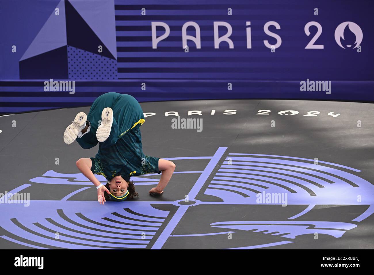 Paris, France. 09th Aug, 2024. Australian breaker Rachael Gunn, also ...