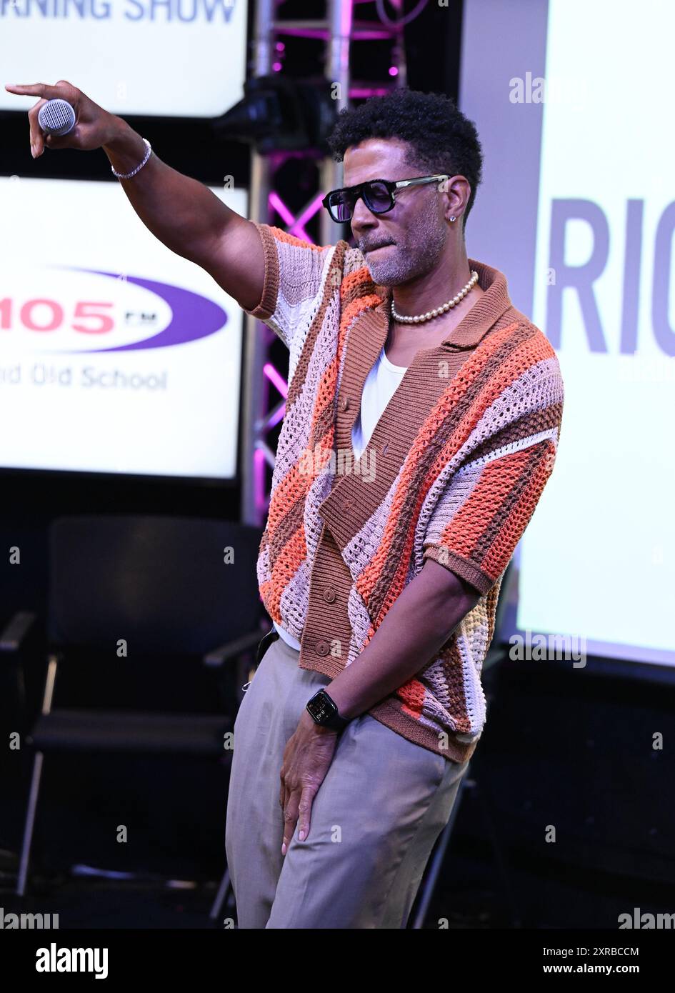 Hollywood, FL, USA. 09th Aug, 2024. Eric Benet at the Rickey Smiley ...