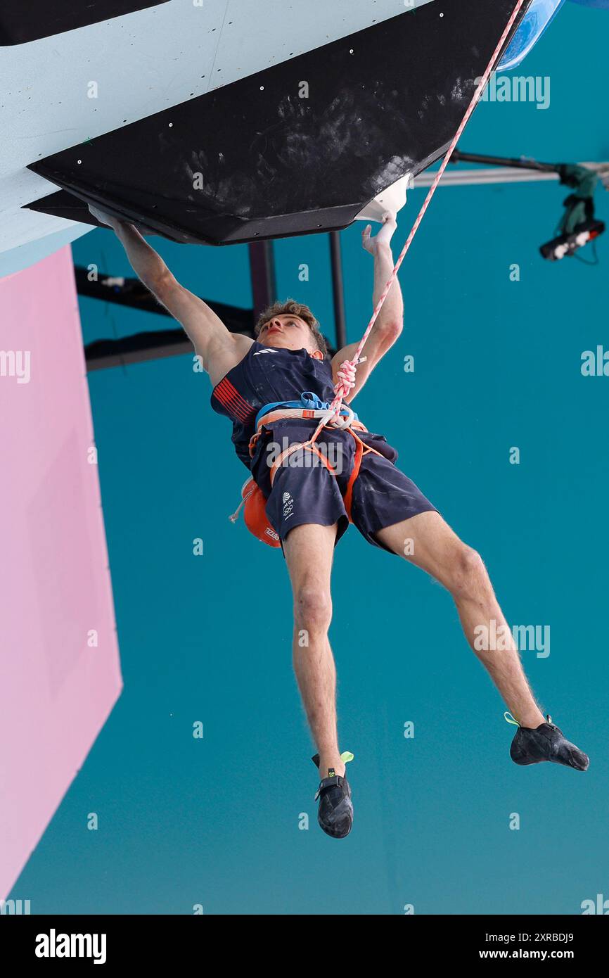 ROBERTS Toby of Great Britain Climbing Men's Boulder & Lead, Final Lead ...