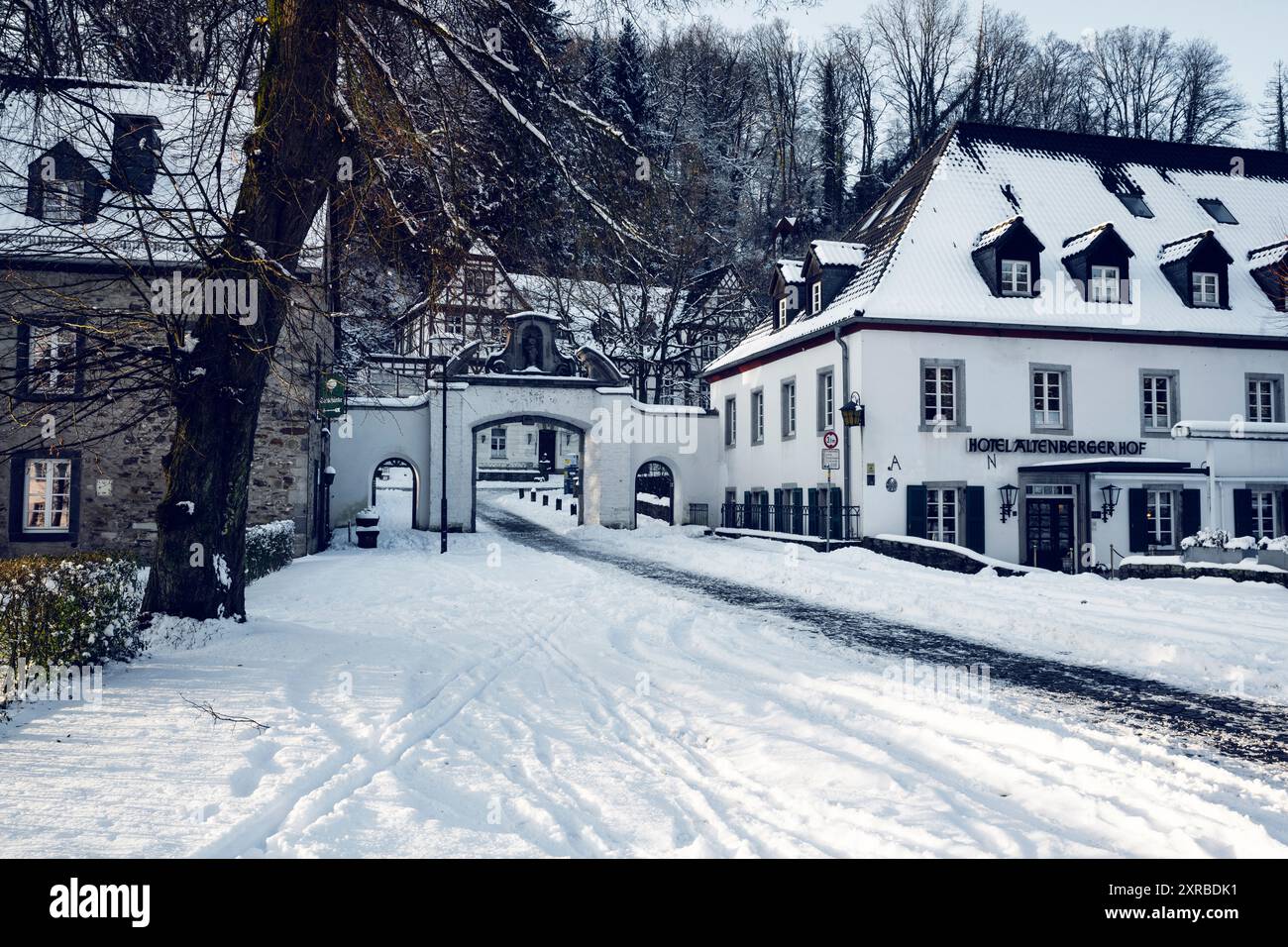 Winter at Altenberg Cathedral. Germany Stock Photo - Alamy