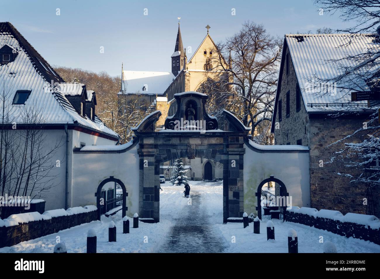 Winter at Altenberg Cathedral. Germany Stock Photo - Alamy