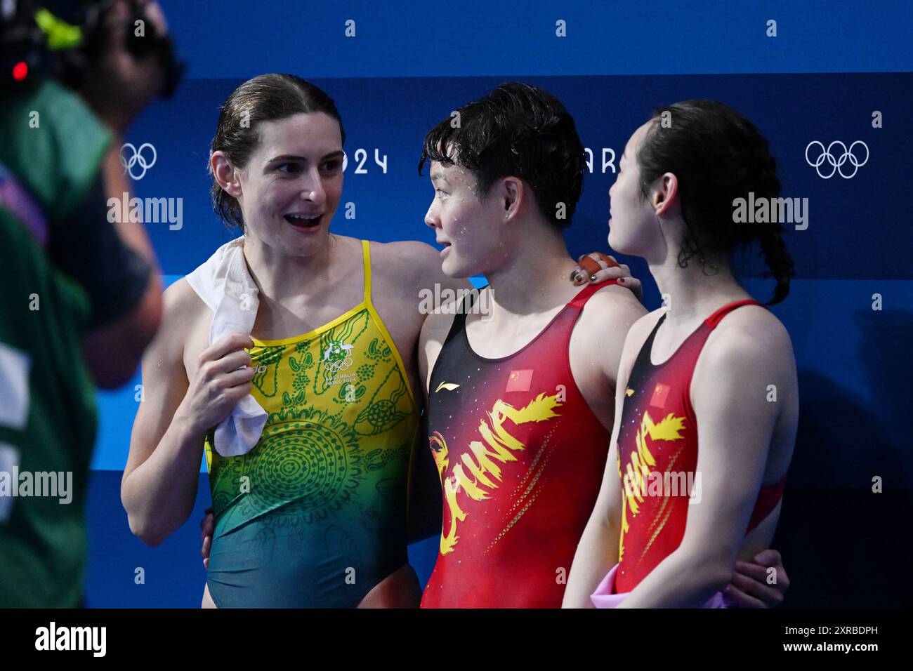 Saint Denis, France. 09th Aug, 2024. (L-R) Maddison Keeney of Australia ...