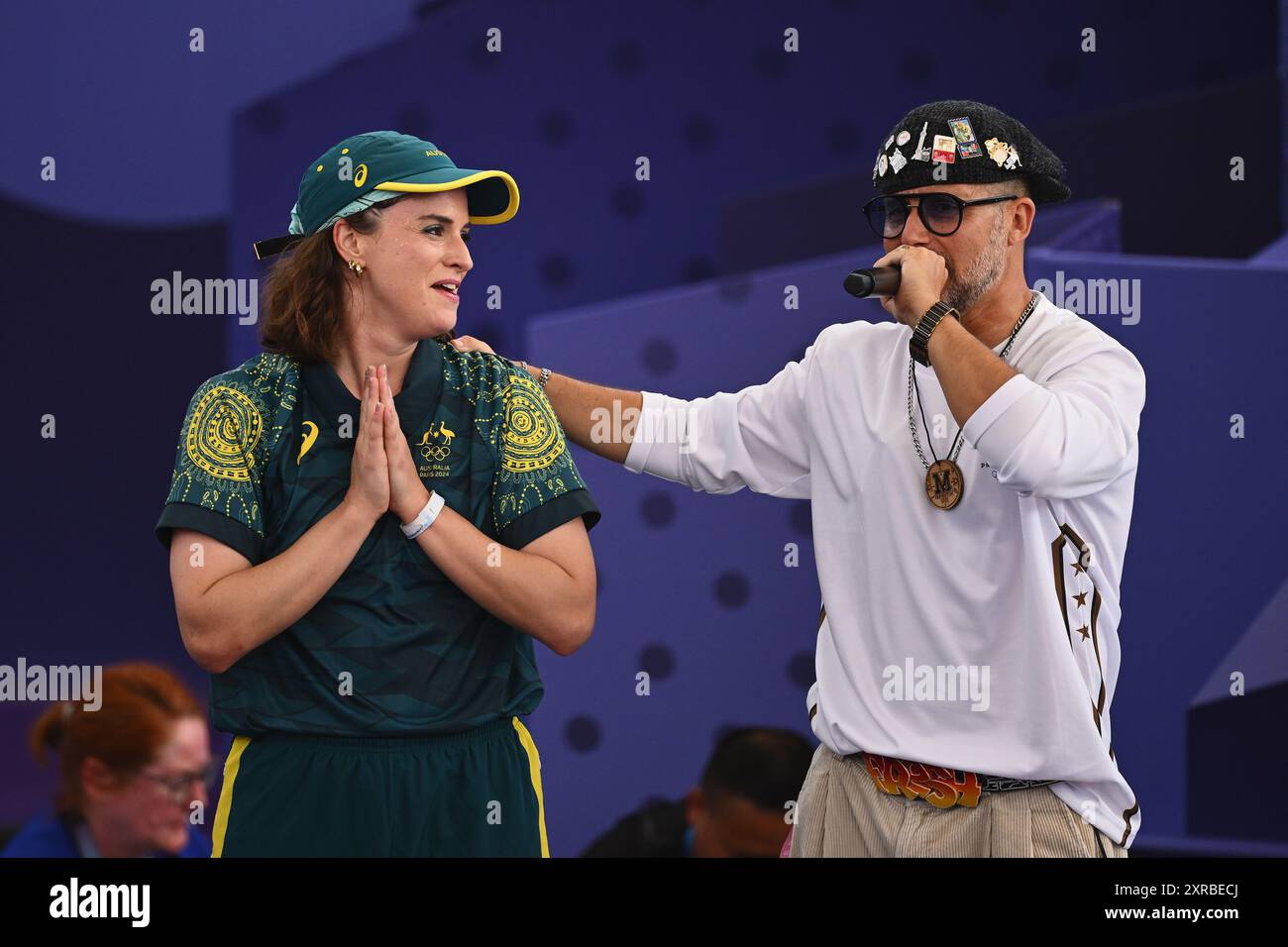 Paris, France. 09th Aug, 2024. Australian breaker Rachael Gunn, also ...