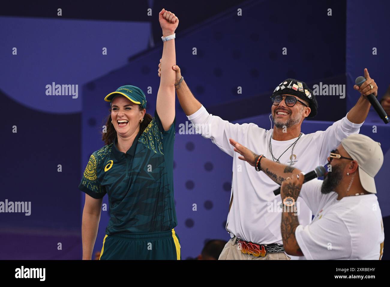Paris, France. 09th Aug, 2024. Australian breaker Rachael Gunn, also ...