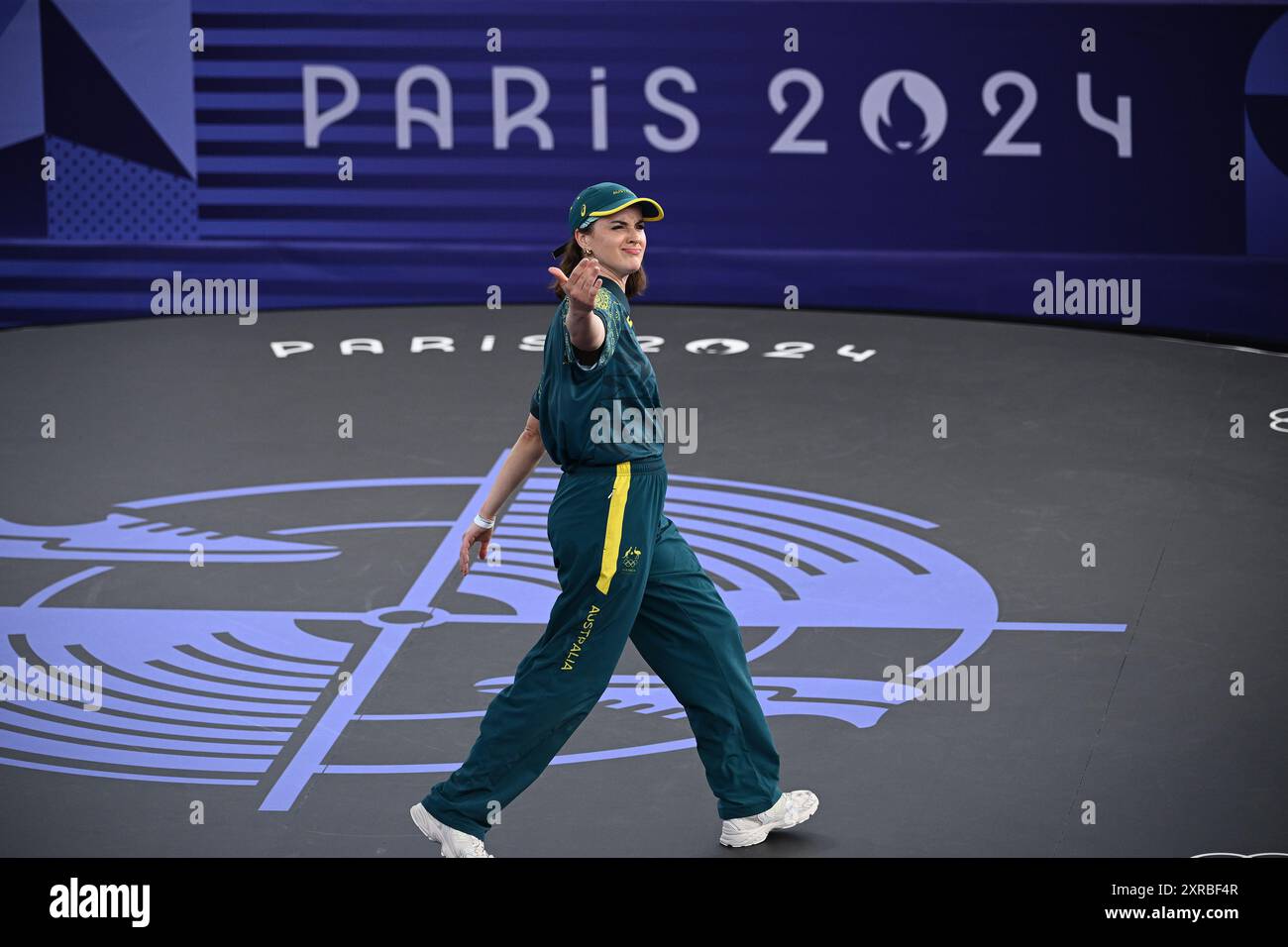 Paris, France. 09th Aug, 2024. Australian breaker Rachael Gunn, also ...