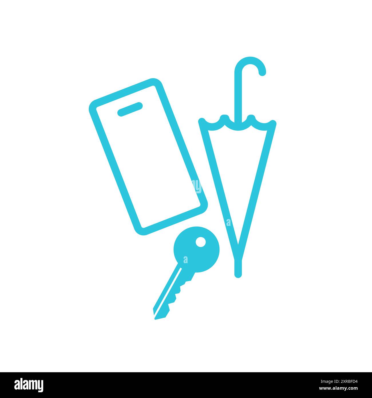 Lost key to luggage Stock Vector Images - Alamy