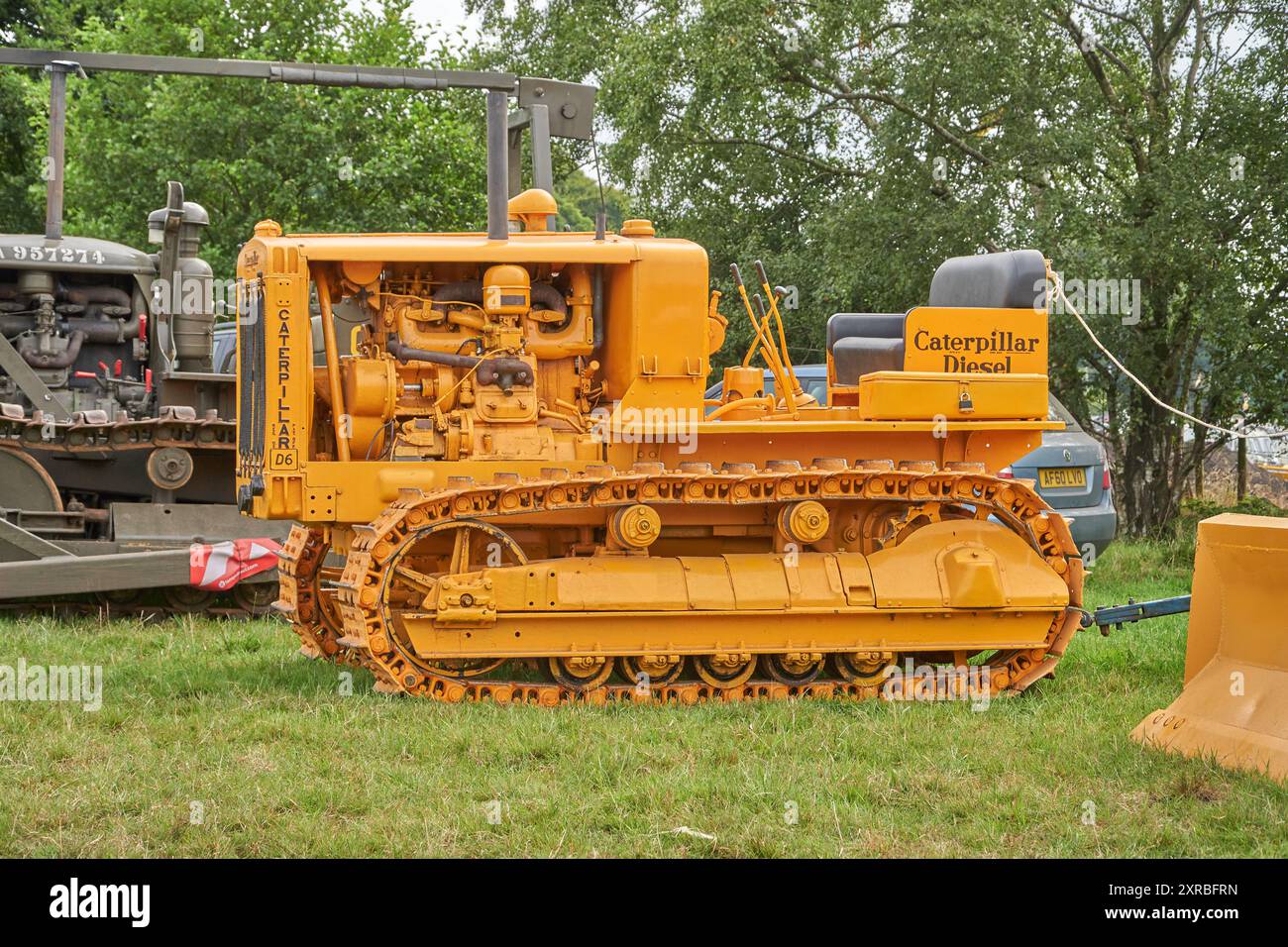 Old earth mover at a country show Stock Photo - Alamy
