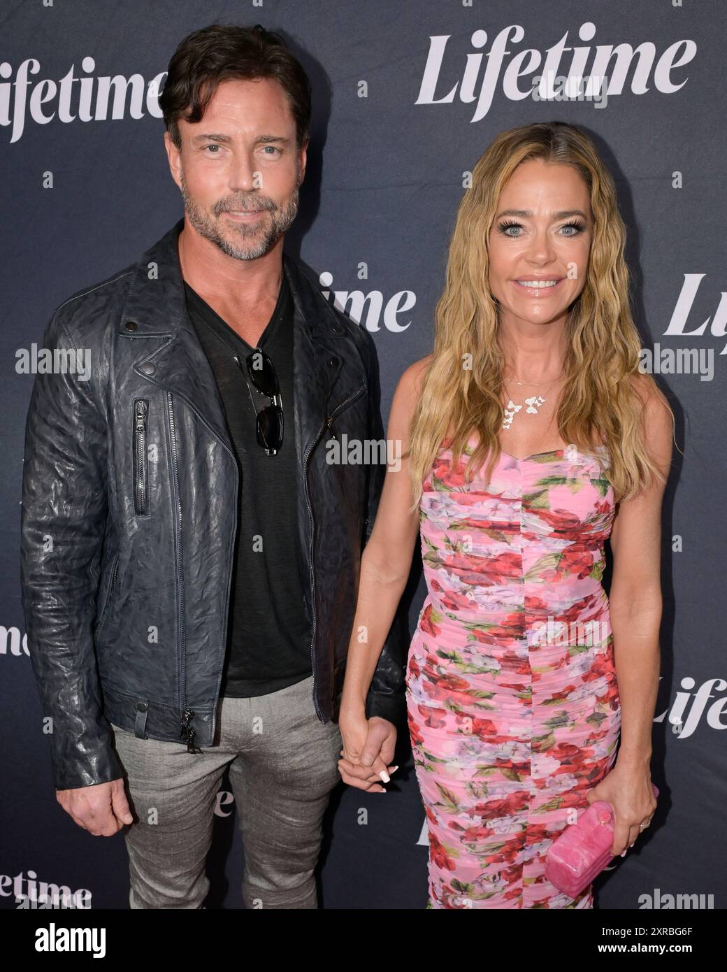 August 8, 2024, Westwood, California, USA: AARON PHYPERS and DENISE ...