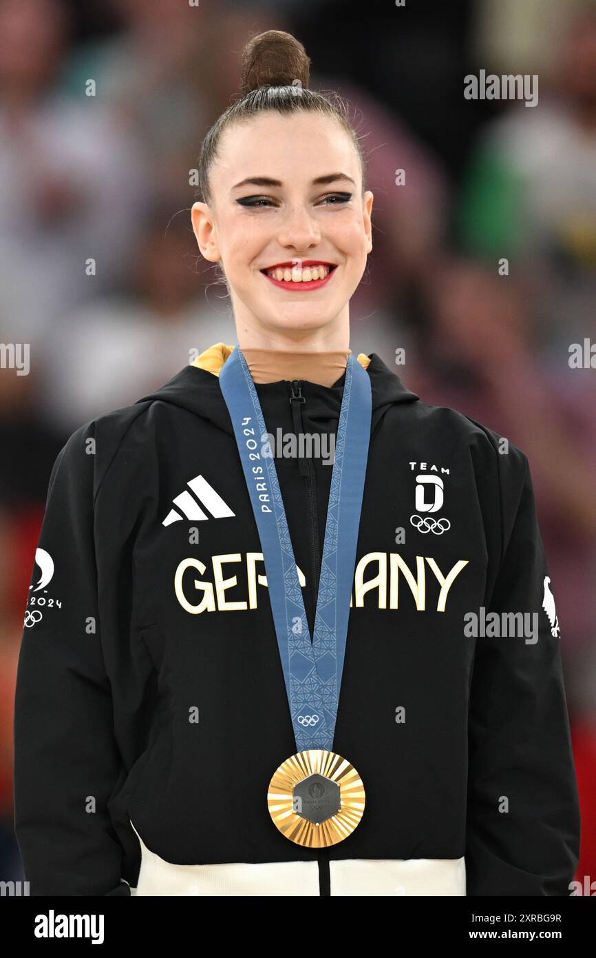 Paris, France. 09th Aug, 2024. Olympics, Paris 2024, gymnastics ...