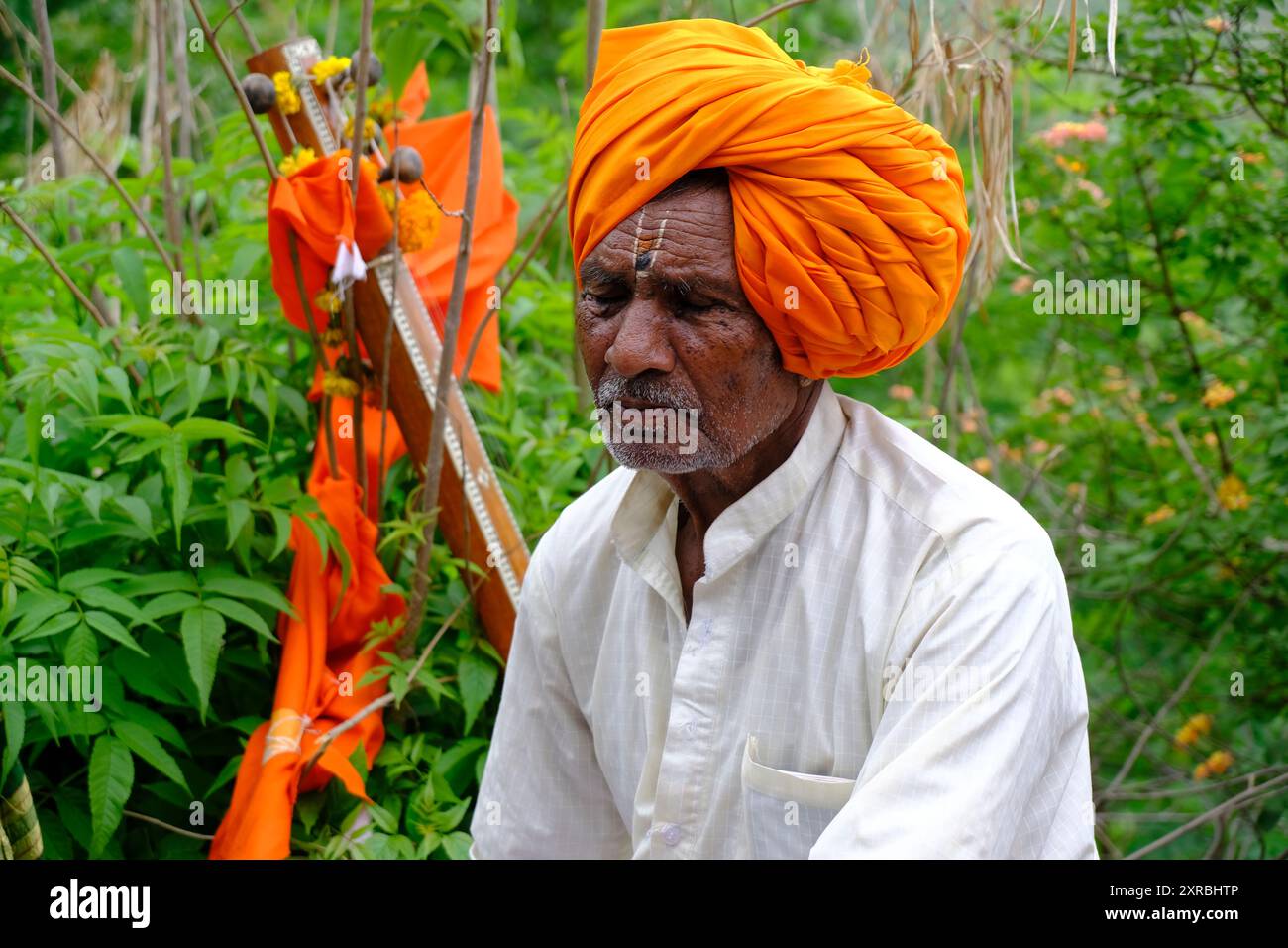 Pune, India 02 July 2024, cheerful Pilgrims at Palkhi, During ...