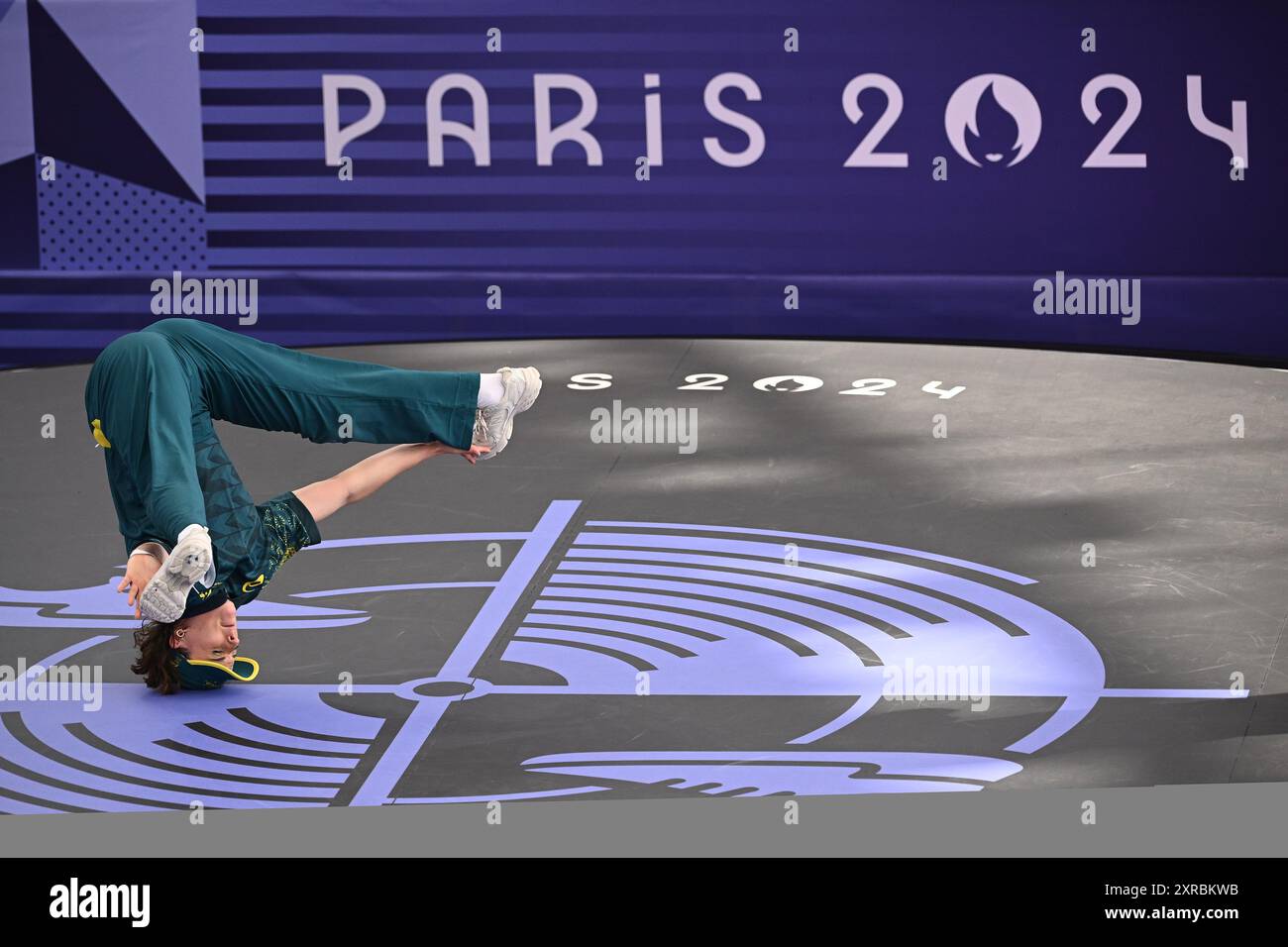 Paris, France. 09th Aug, 2024. Australian breaker Rachael Gunn, also ...