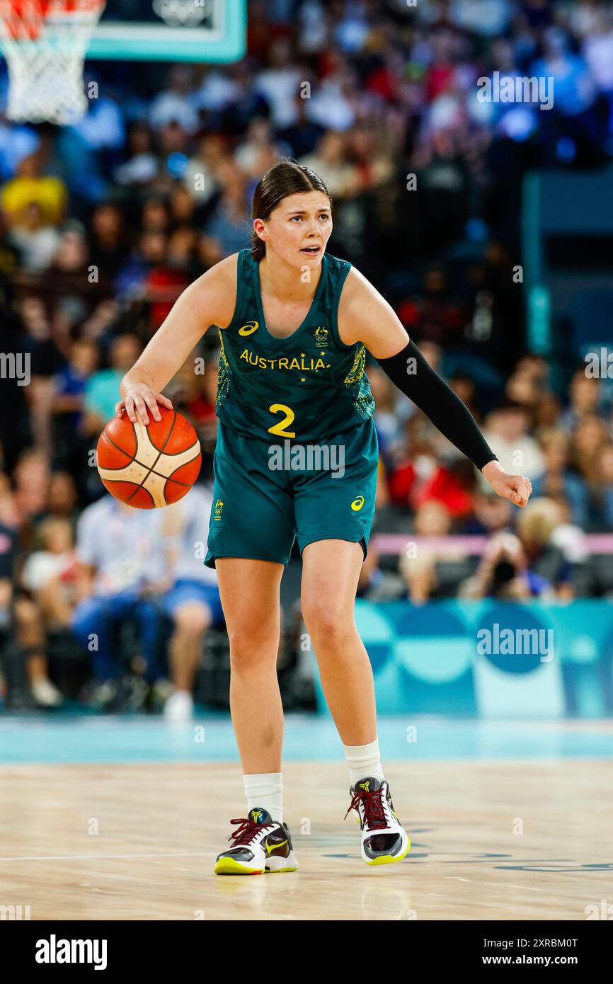 Jade Melbourne of Australia in action during Women's semifinal match ...