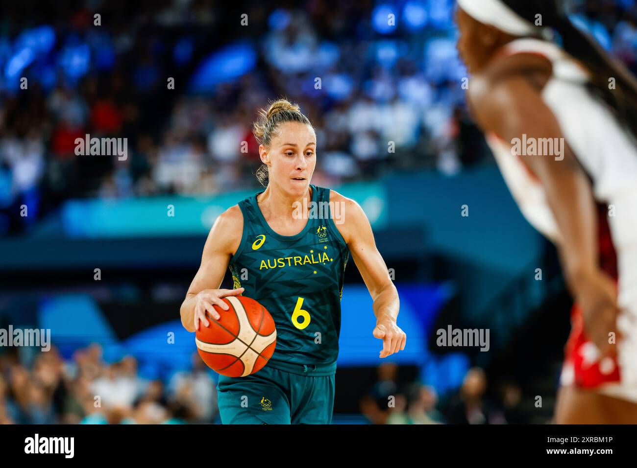 Steph Talbot of Australia in action during Women's semifinal match ...