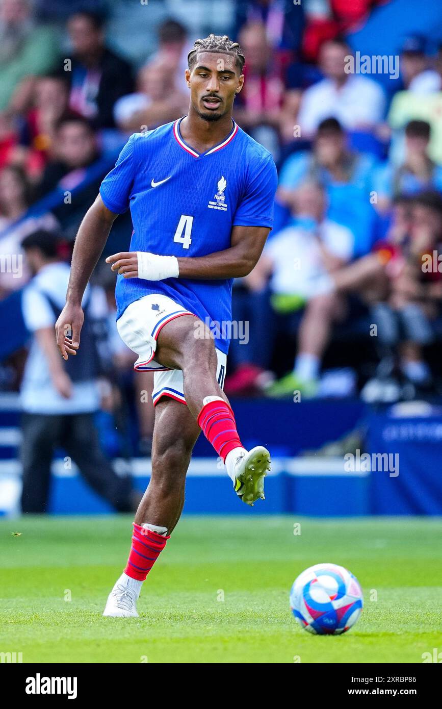 Loic Bade of France in action during Men's Gold Medal Match of the ...