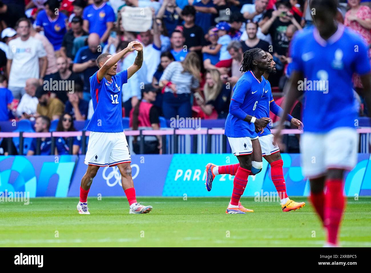 Enzo Millot of France celebrates a goal during Men's Gold Medal Match ...