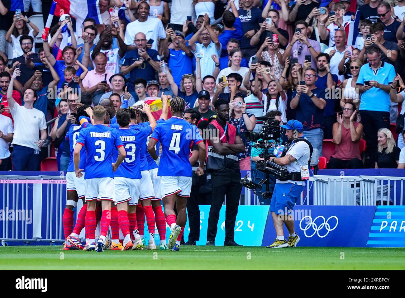 Enzo Millot of France celebrates a goal during Men's Gold Medal Match ...