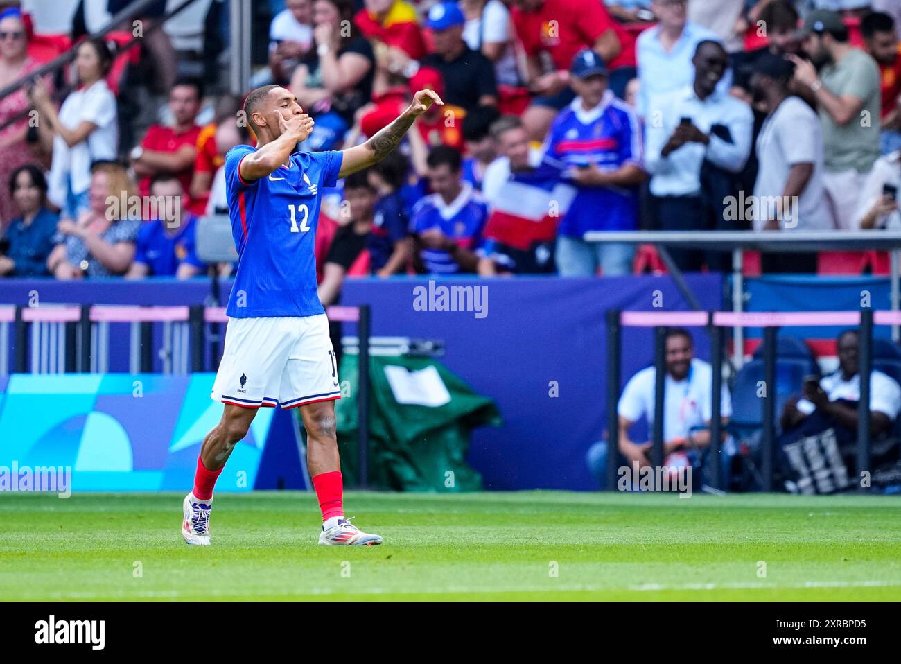 Enzo Millot of France celebrates a goal during Men's Gold Medal Match ...