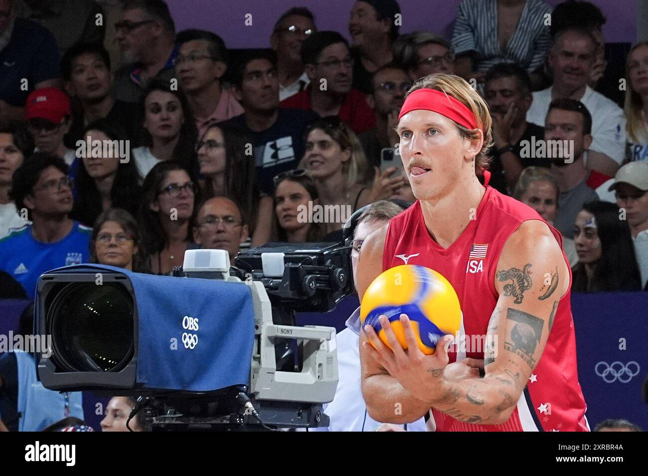 Paris, France. 9th Aug, 2024. Taylor Averill of the United States ...