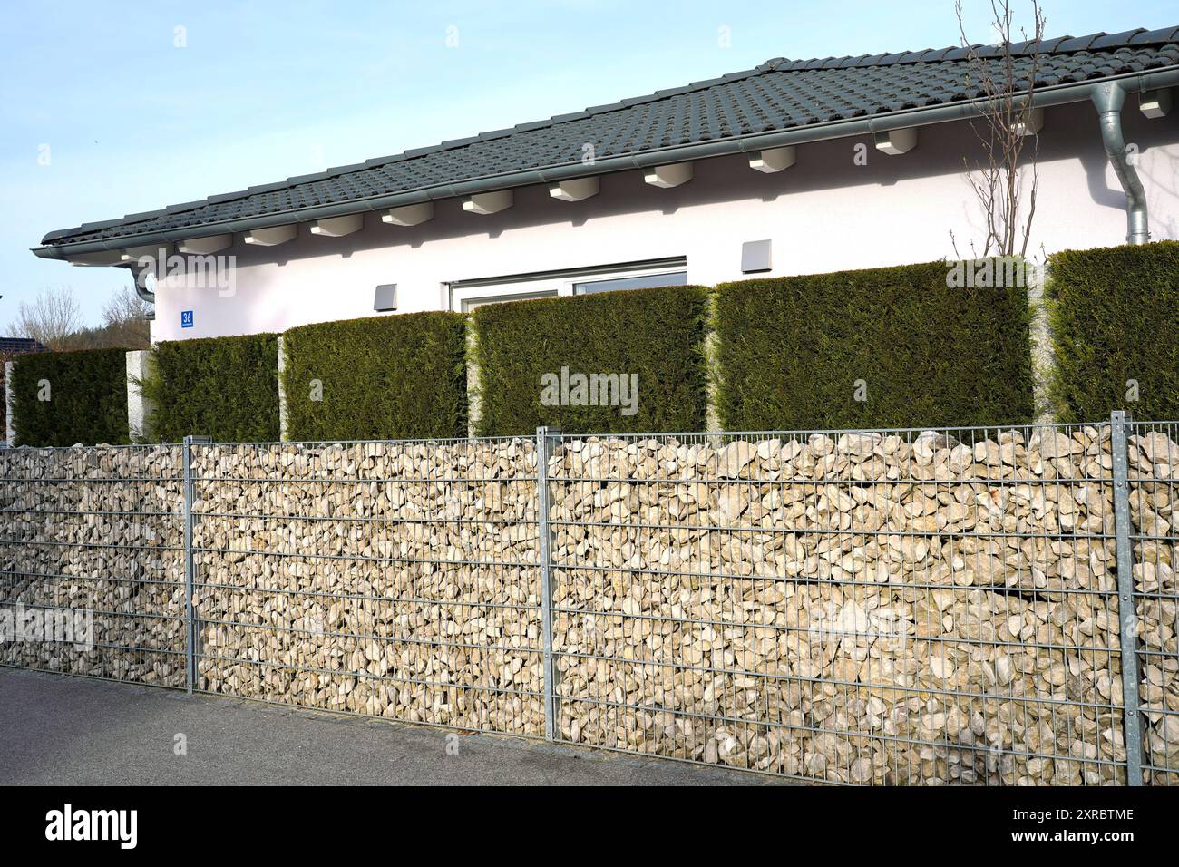 Germany, Bavaria, Upper Bavaria, Neuötting, detached house, high garden ...