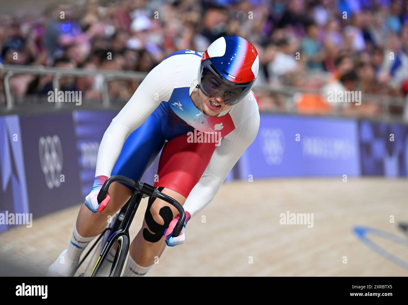 Paris, France. 9th Aug, 2024. Mathilde Gros of France competes during ...