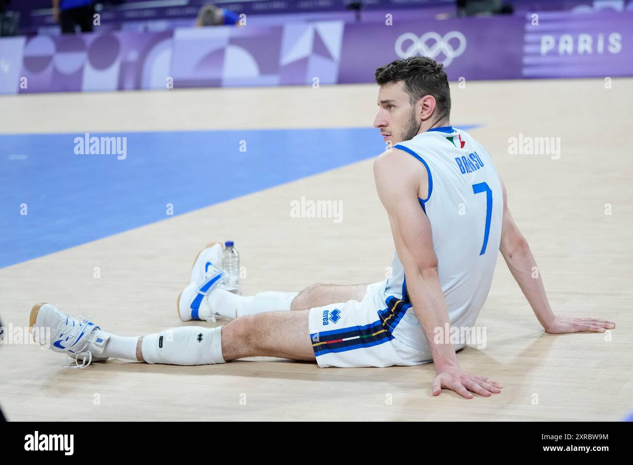 Fabio Balaso of Italy react after losing the men's bronze medal ...
