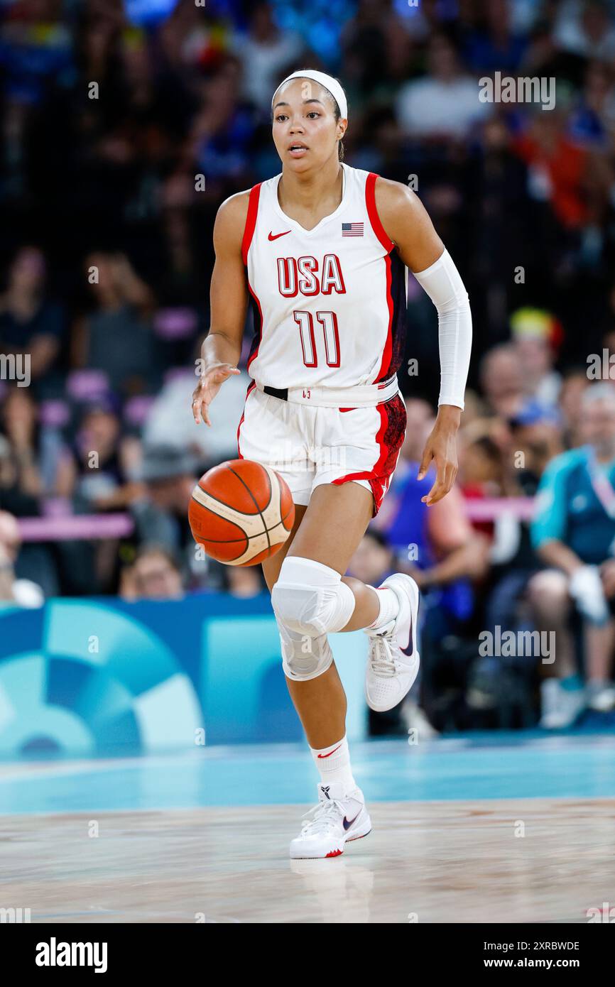 Napheesa Collier of Unites States in action during Women's semifinal ...