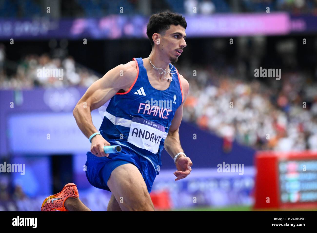 ANDANT Teo ( FRA ), Athletics, Men's 4 x 400m Relay Round 1 during the ...