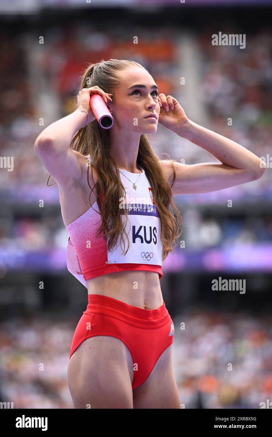 KUS Anastazja ( POL ), Athletics, Women's 4 x 400m Relay Round 1 during ...