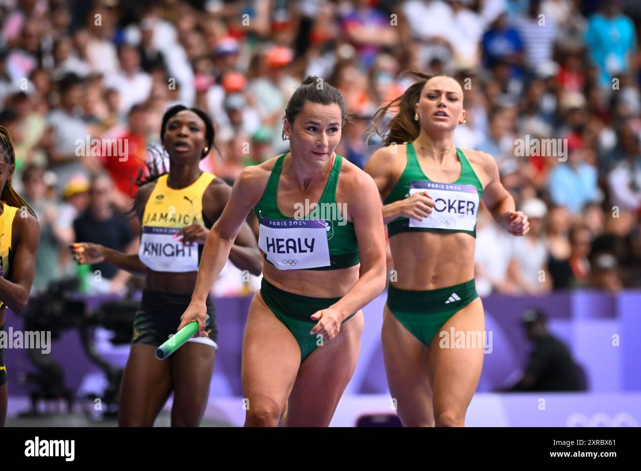 HEALY Phil ( IRE ), Athletics, Women's 4 x 400m Relay Round 1 during the Olympic Games Paris ...
