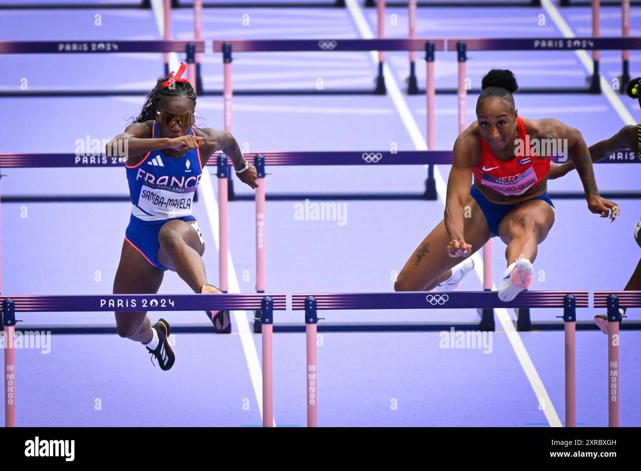 SAMBA MAYELA Cyrena ( FRA ) and CAMACHO QUINN Jasmine PUR ), Athletics ...