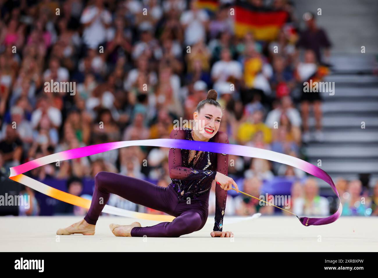 Paris, France. 8th Aug, 2024. Darja Varfolomeev (GER) Rhythmic Gymnastics : Individual All ...