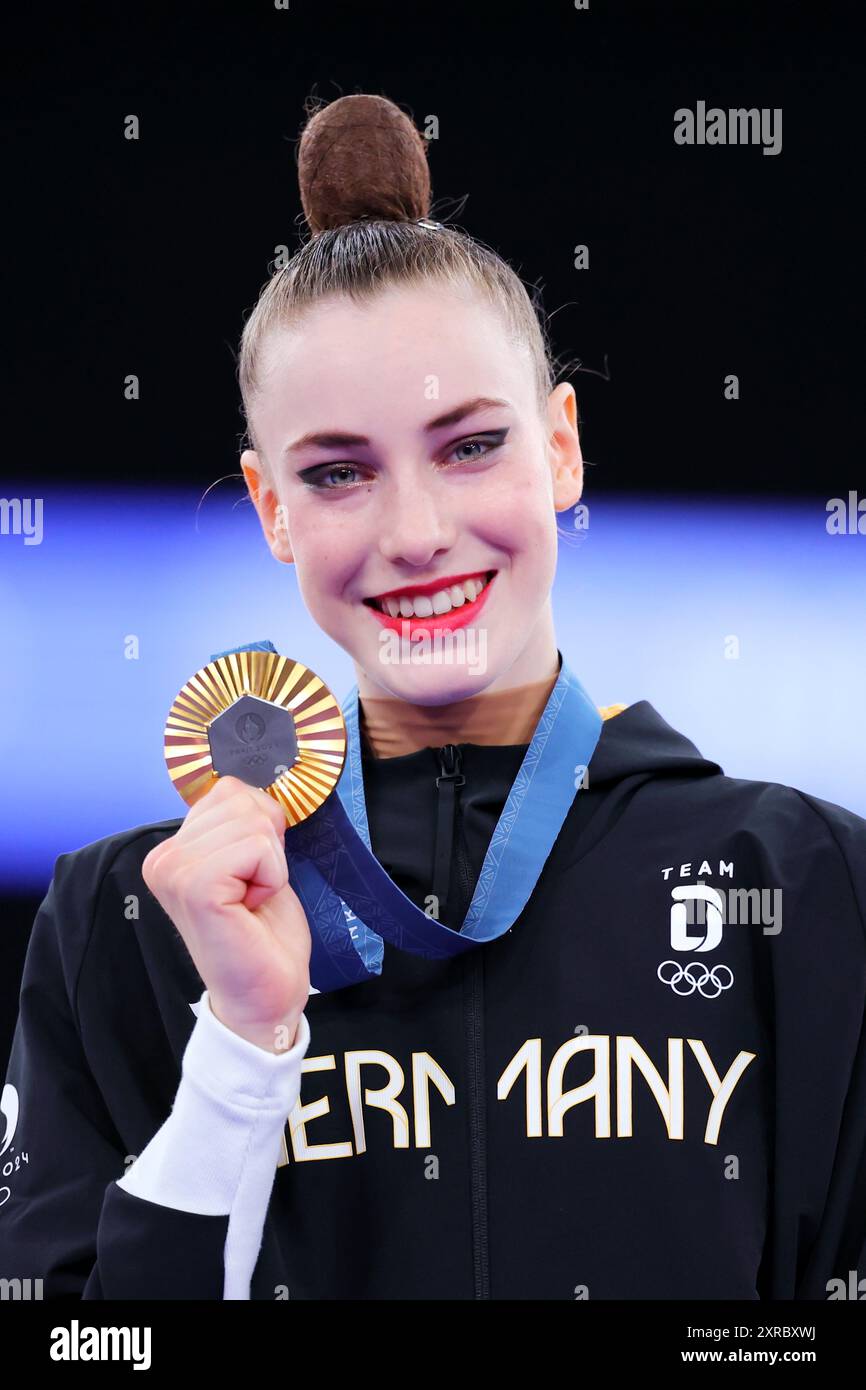 Paris, France. 9th Aug, 2024. Darja Varfolomeev (GER) Rhythmic ...