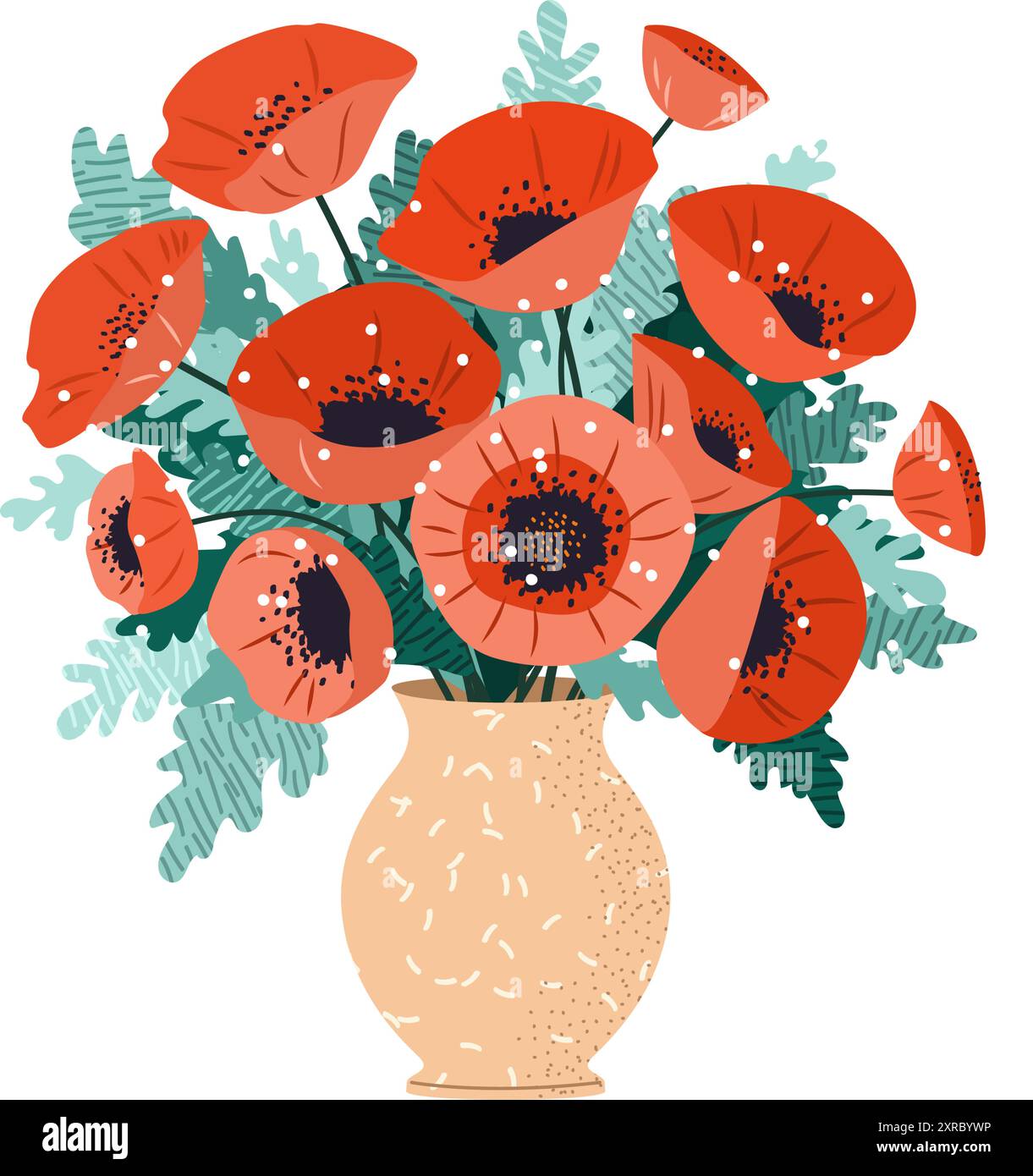 Lush poppy Cut Out Stock Images & Pictures - Alamy