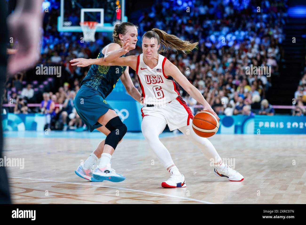 Kristy Wallace of Australia and Sabrina Ionescu of Unites States in ...