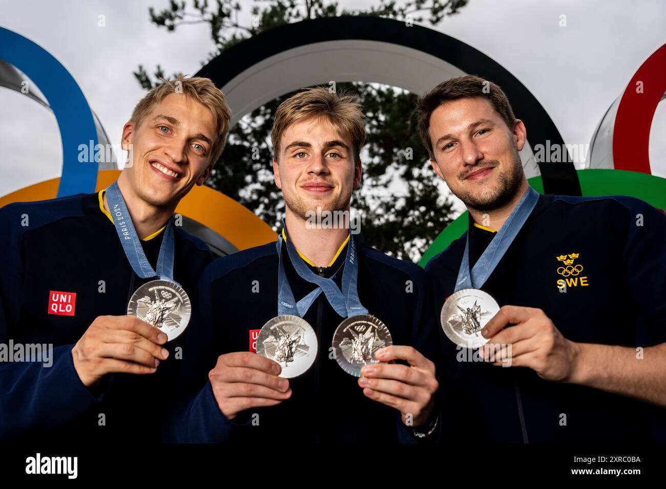 Anton Källberg, Truls Möregårdh and Kristian Karlsson of, Sweden ...