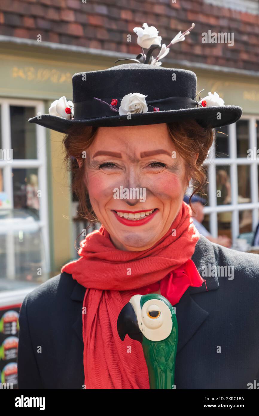 England, Kent, Rochester, Annual Sweeps Festival, Portrait of Lady ...