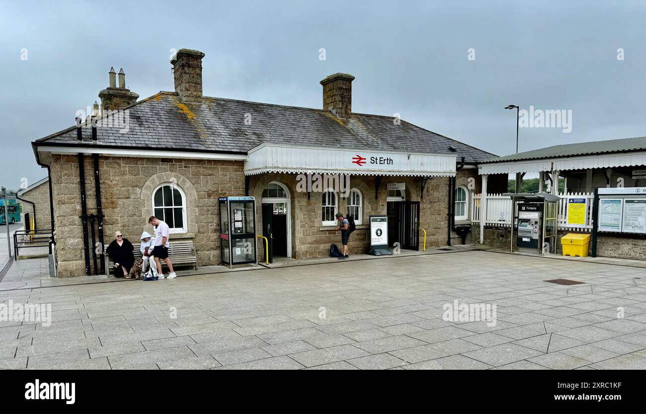 St Erth Railway Station, opened by the West Cornwall Railway on 11 ...