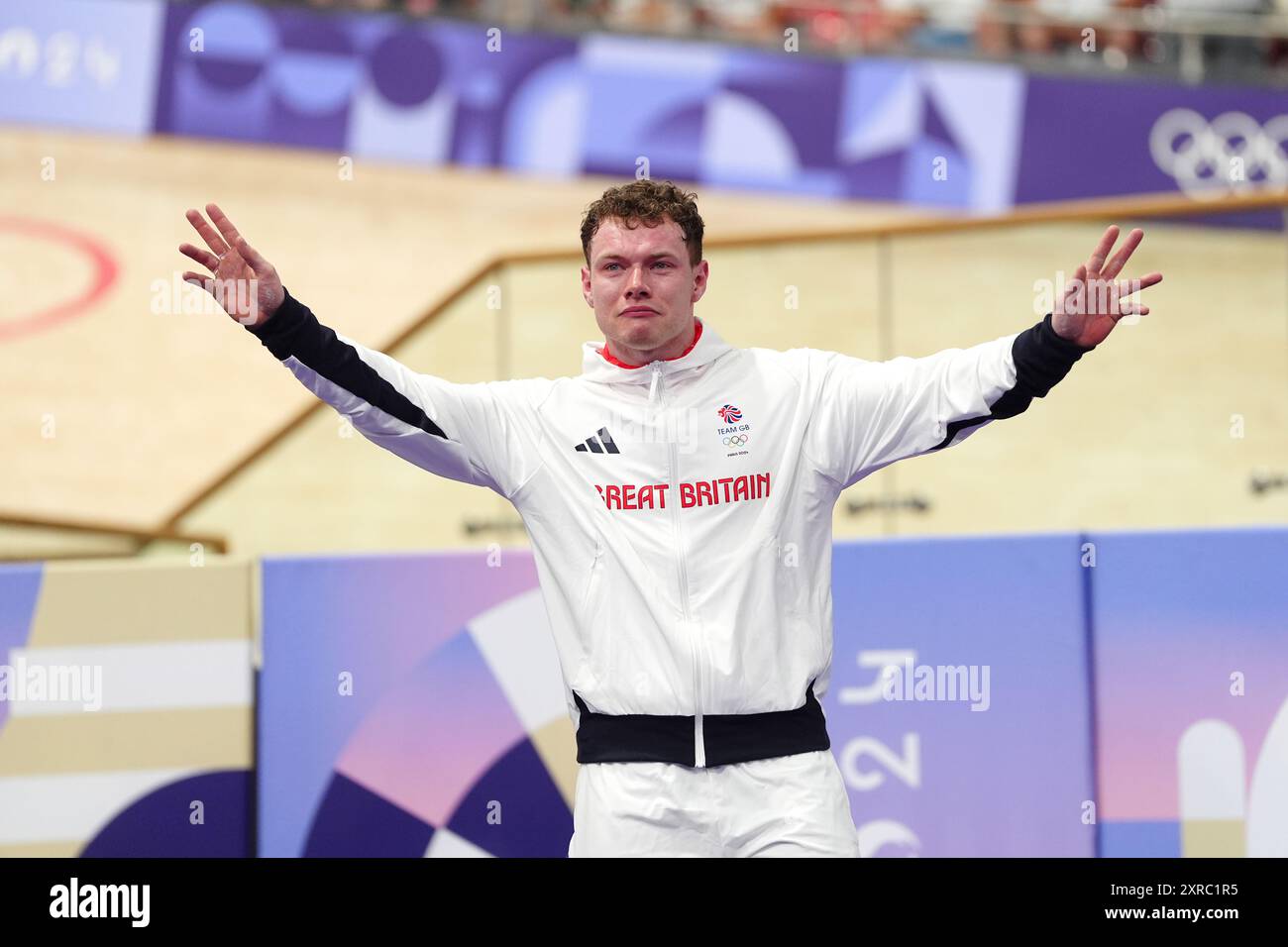 Great Britain's Jack Carlin with the bronze medal after the Men's ...