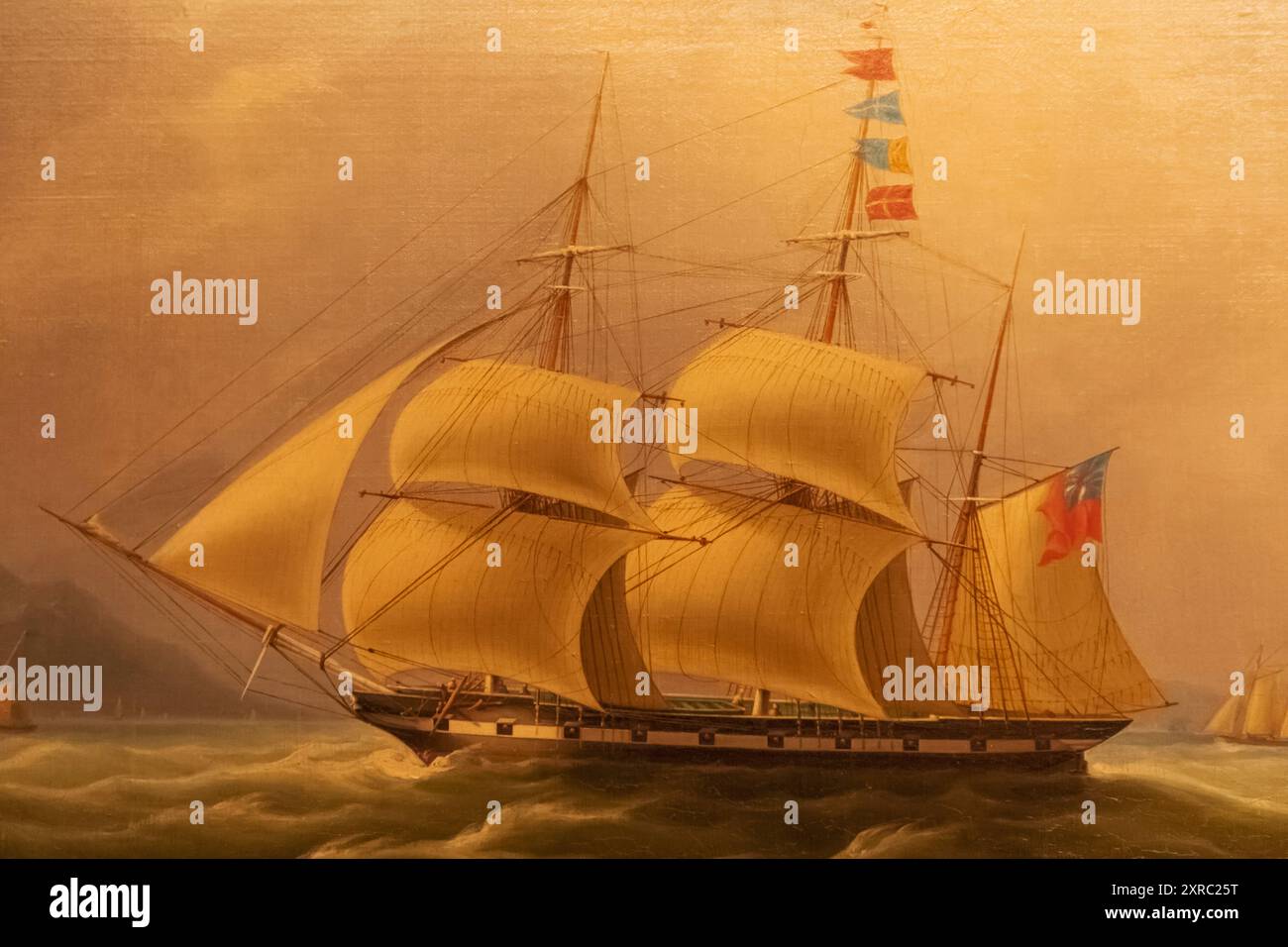 Clipper ship paintings hi-res stock photography and images - Alamy