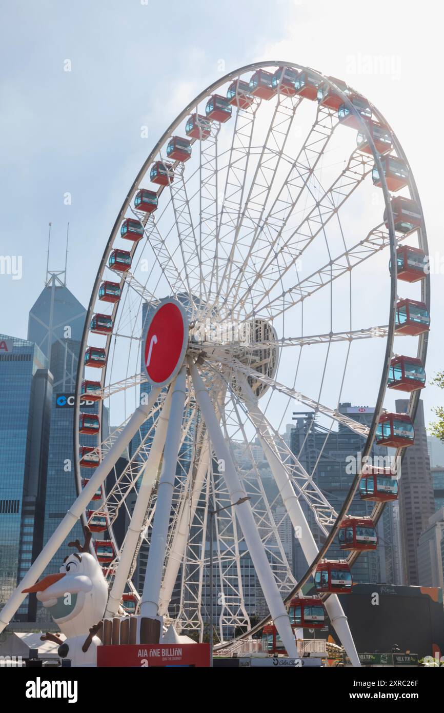 China, Hong Kong, Hong Kong Island, Hong Kong Observation Wheel Stock ...
