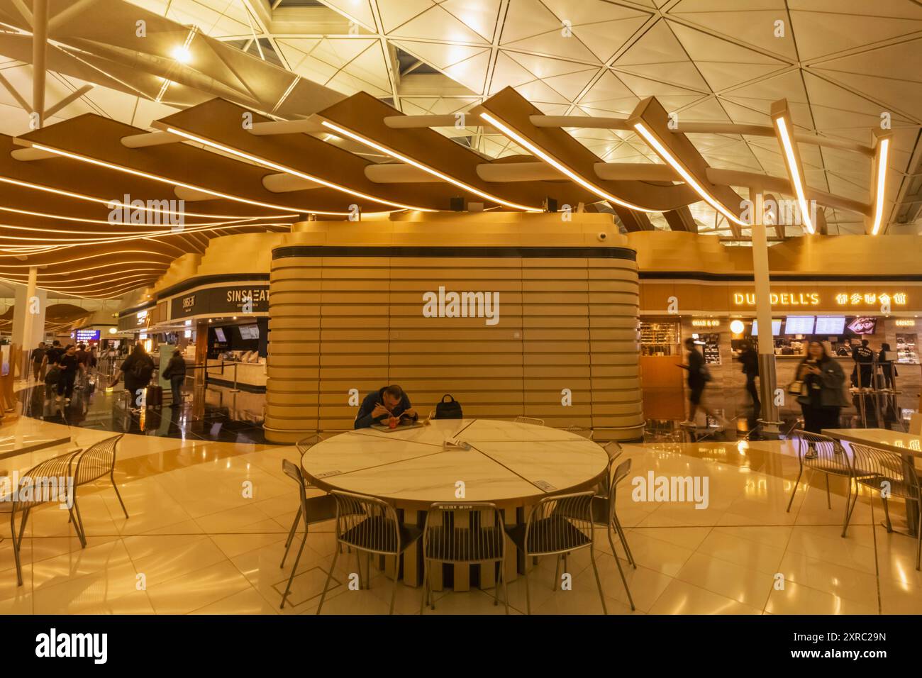 China, Hong Kong, Lantau Island, Hong Kong International Airport ...
