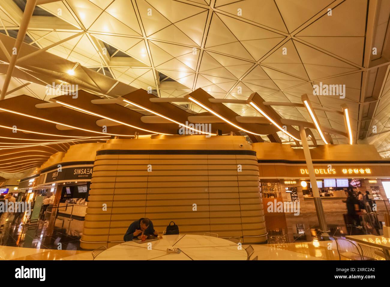 China, Hong Kong, Lantau Island, Hong Kong International Airport ...