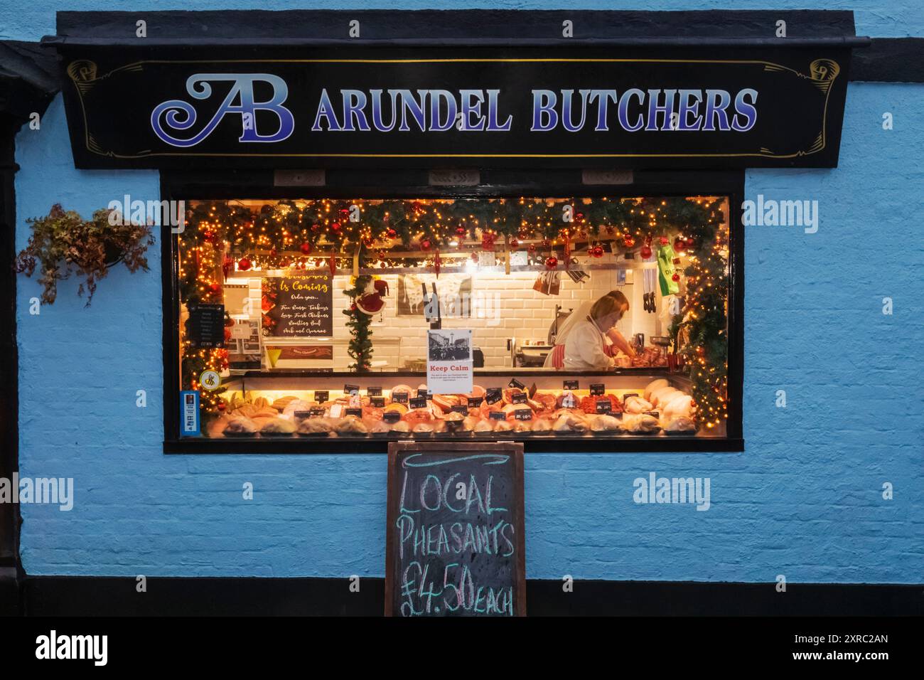 Traditional butcher window hi-res stock photography and images - Alamy