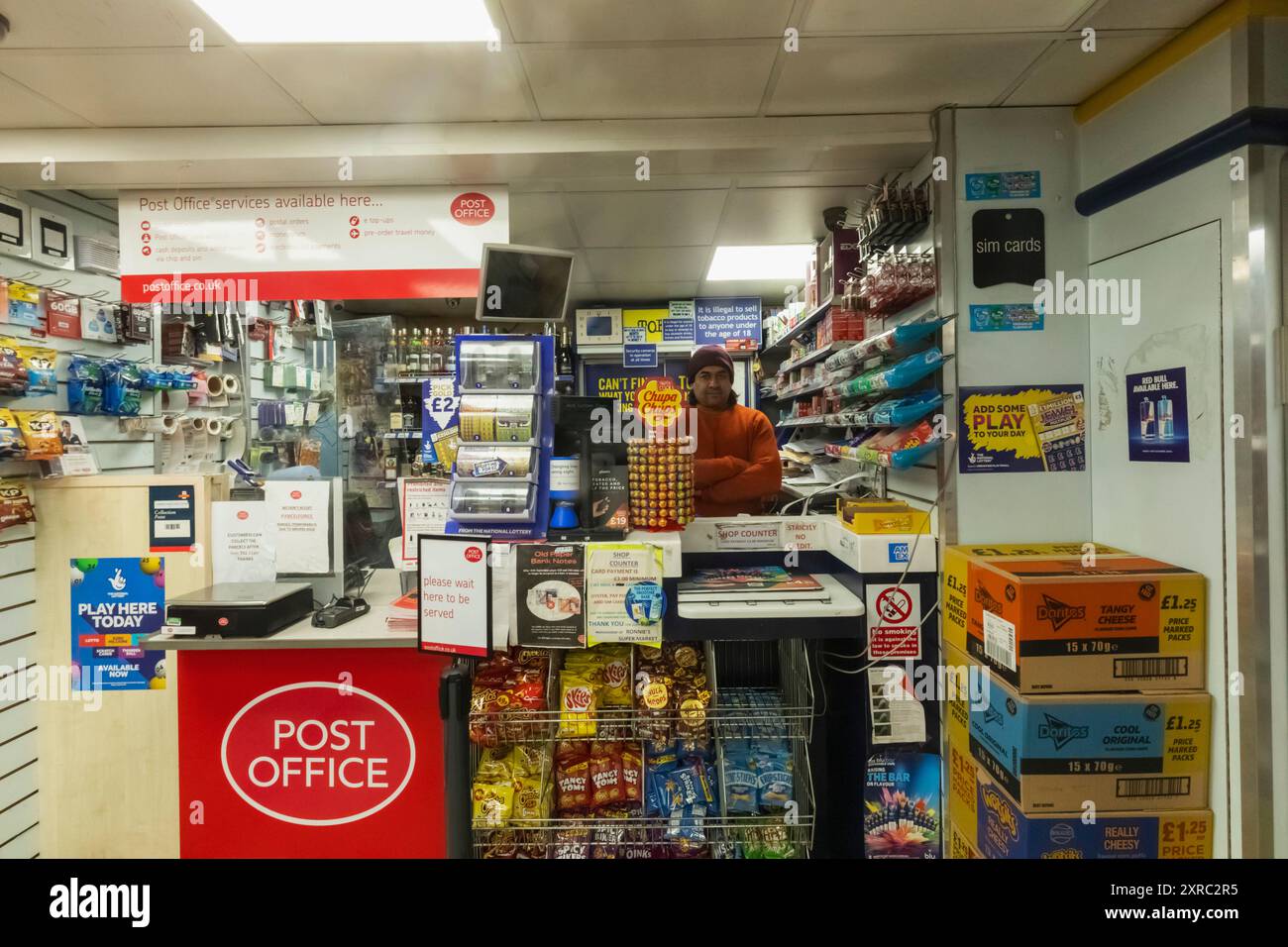 England, London, Typical Asian Owned Mini Store Stock Photo - Alamy