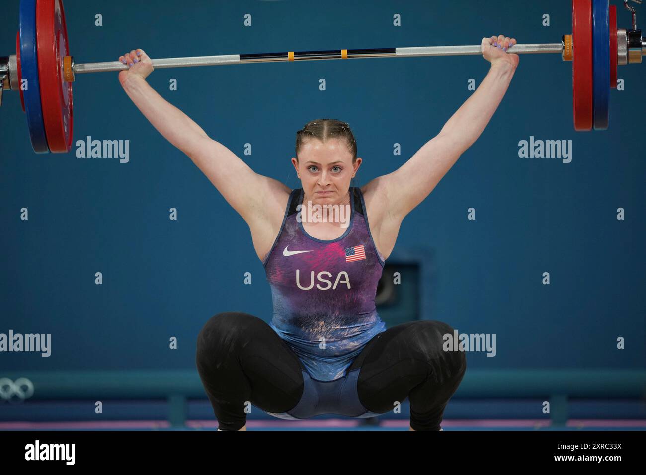 Olivia Reeves of the United States competes during the women's 71kg ...