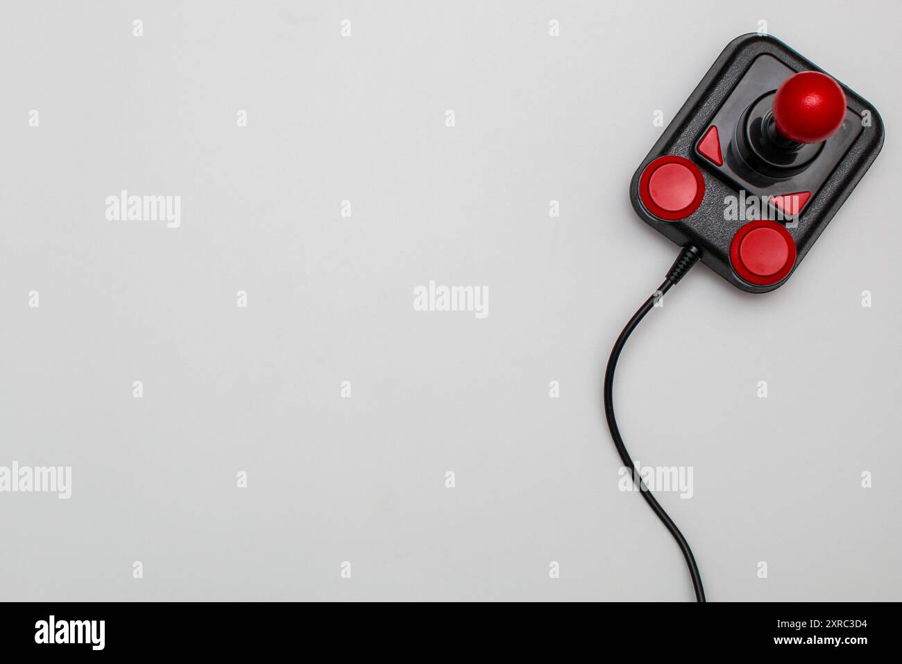 Classic retro gaming joystick controller isolated Stock Photo - Alamy