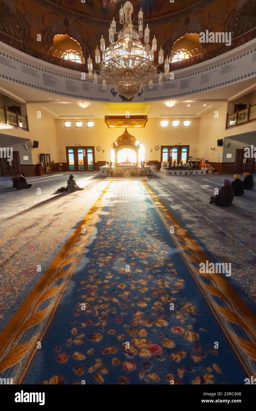 Gurdwara interior hi-res stock photography and images - Alamy